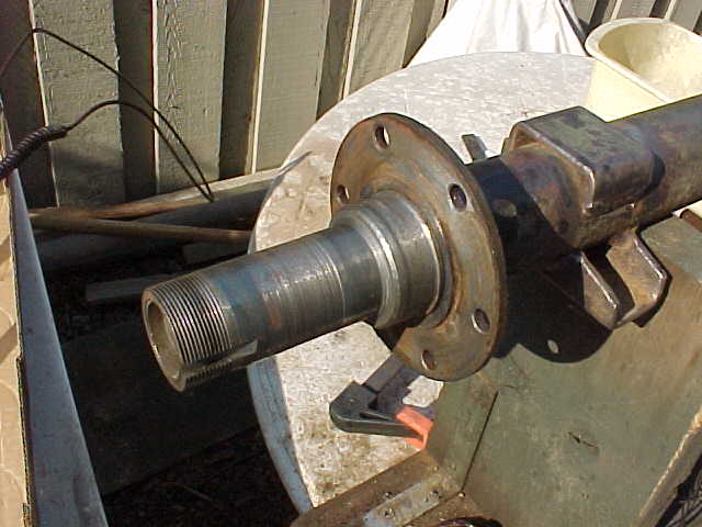 World War II Jeep trailer before retored to USMC WWII jeep standards