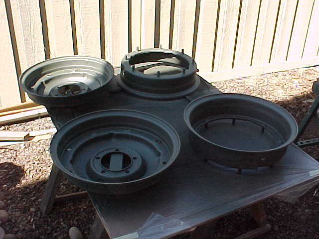 World War II Jeep trailer before retored to USMC WWII jeep standards