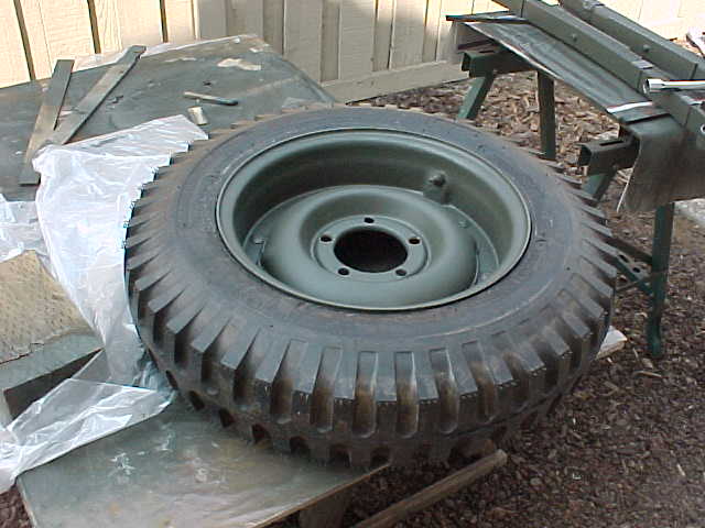 World War II Jeep trailer before retored to USMC WWII jeep standards